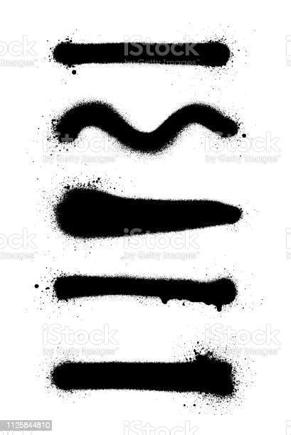 낙서 스프레이 배너 세트입니다 벡터 스프레이 페인트 프레임입니다 스프레이 페인트에 대한 스톡 벡터 아트 및 기타 이미지