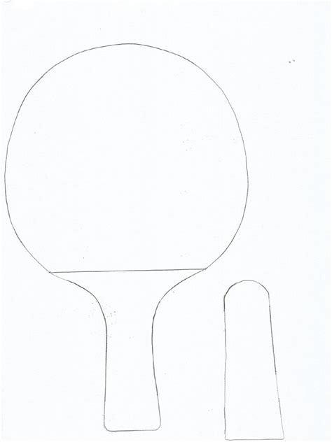 molde de raquete de ping pong tênis de mesa pdf