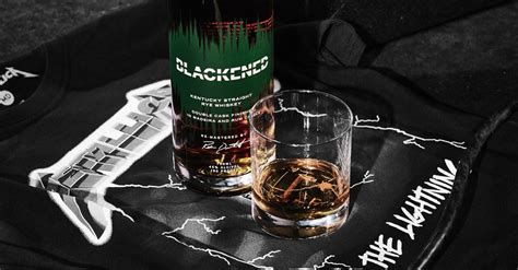 metallica s blackened whiskey launches rye the lightning sonically