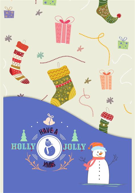 겨울 요소와 휴일 요소 벡터 Eps Ai Uidownload