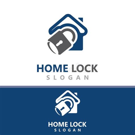 Home Lock Creative Logo Design Security Key Protection Concept For