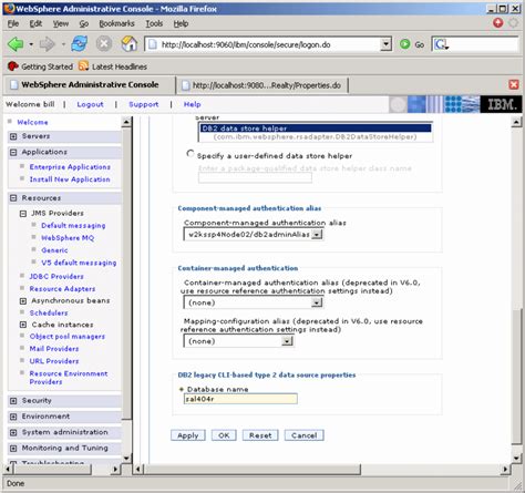 administration basics 2 2 websphere application server express v6