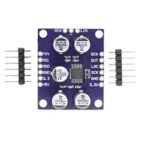 PCM1808 105dB SNR Audio Stereo ADC Single Ended Analog Input Decoder 24bit Amplifier Board