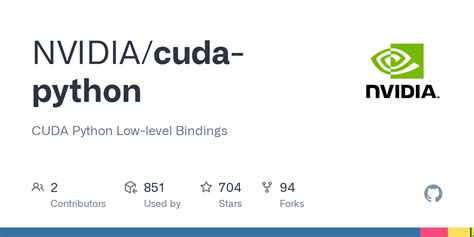 GitHub NVIDIA Cuda Python CUDA Python Low Level Bindings