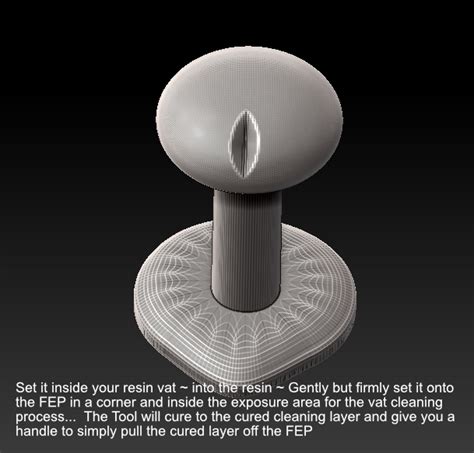 Free Stl File Resin Vat Clean Lift Tool 🧞‍♂️・3d Print Design To