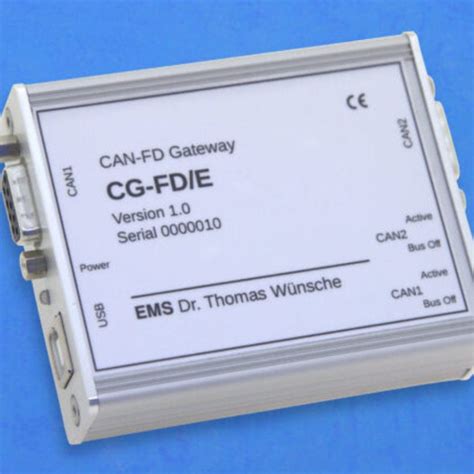 Can Gateway Cg Fd E Ems Dr Thomas Wünsche E K Communication