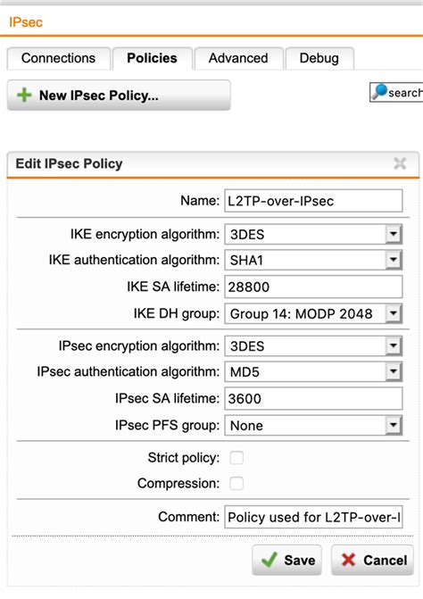 L2tp Ipsec Best Practice Policies For Late 2020 Vpn Site To