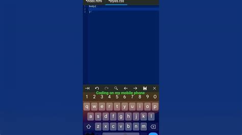 Coding On My Mobile Phone📱coding Code Trick Website Web Webdevelopment Youtube