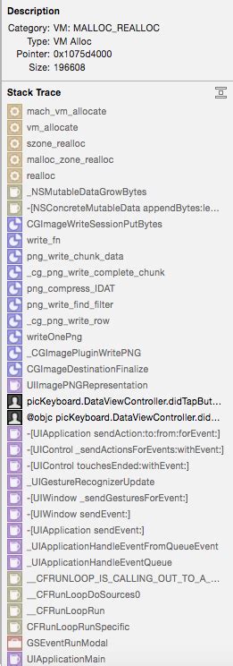 Ios Uiimagepngrepresentation Sometimes Cause Memory Leak Stack Overflow