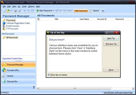 Efficient Password Manager Descargar
