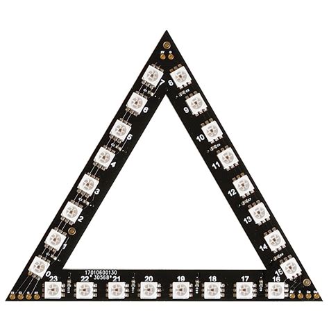 Raspio® Inspiring Triangle Rgb Addressable Leds For Raspberry Pi Rapid Electronics