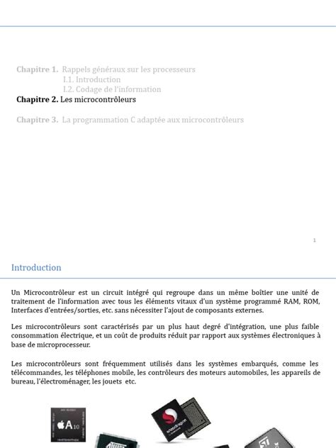 Microcontroleur Copie Pdf