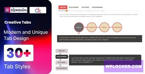 Creative Tabs Addon For Elementor V10 Wplockercom Gpl Licensed
