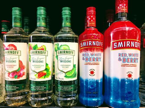 Types Of Smirnoff Vodka