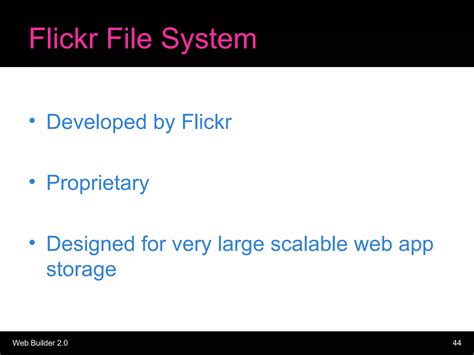 Beyond The File System Designing Large Scale File Storage And Serving PPS