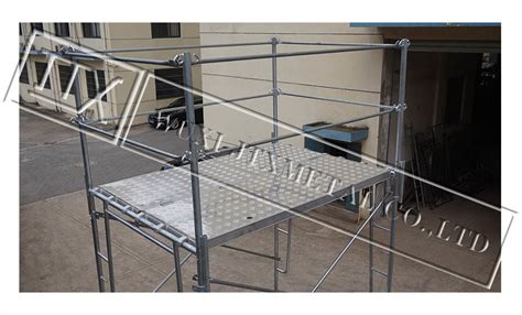 Hdg Guardrail Post Walkthrough Masonry End Frame Scaffolding Scaffolding System Mobile Working