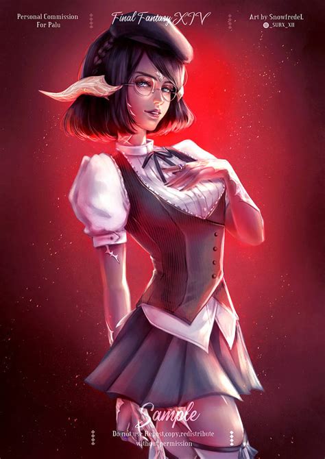 Commission Ffxiv Aura By Armelia On Deviantart