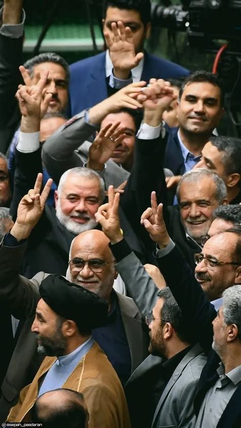 ژست خاص پزشکیان و اسماعیل هنیه در مراسم تحلیف عکس قطار وبگردی