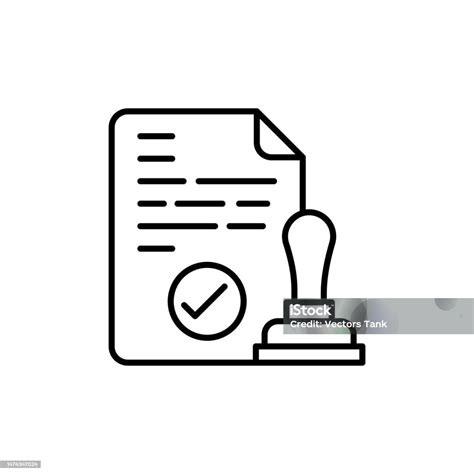 Validation Icon In Vector Logotype Stock Illustration Download Image Now Agreement Check