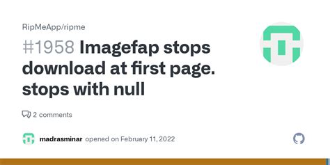 Imagefap Stops Download At First Page Stops With Null Issue 1958 RipMeApp Ripme GitHub