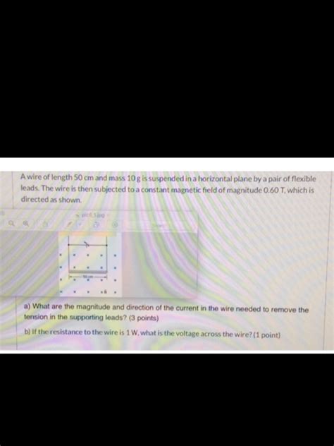 Solved If The Wire Is Replaced By A Square Wire Loop Of The Chegg Com