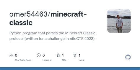 GitHub Omer Minecraft Classic Python Program That Parses The Minecraft Classic Protocol