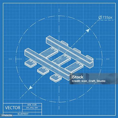 철도용 제품의 등각투영 3d 청사진 아이콘크기 강철에 대한 스톡 벡터 아트 및 기타 이미지 강철 거리 교통 Istock