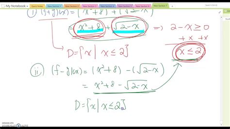 5 1 2 Algebra Of Functions And Function Composition Part 2 Youtube