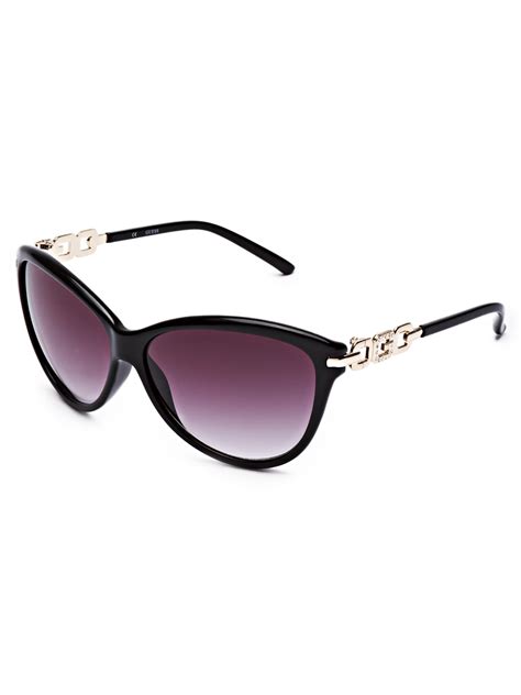 Guess Womens Cat Eye Chain Sunglasses Ebay