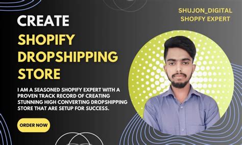 Create A Shopify Dropshipping Store Shopify Website By Shujon Digital Fiverr