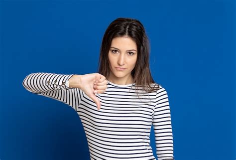 Premium Photo Attractive Brunette Girl In Studio