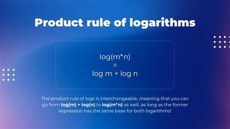 Properties Of Logarithms Google Slides PowerPoint