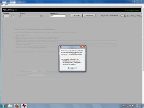 Problem With Data Rate For ADS1299ECG FE Software Data Converters Forum Data Converters TI