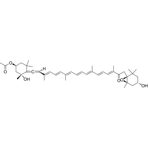 Fucoxanthin All Trans Fucoxanthin Marine Carotenoid Medchemexpress