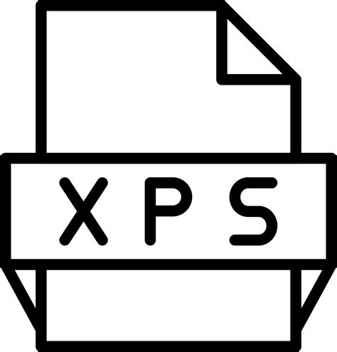 Xps File Format Icon 15825632 Vector Art At Vecteezy