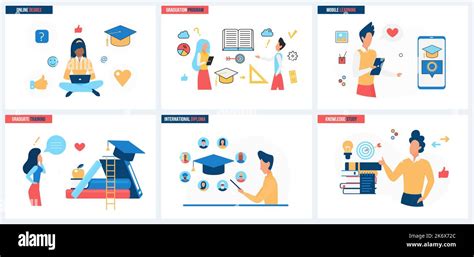 Mobile App Class Students Stock Vector Images Alamy