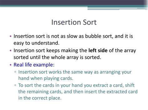 Sorting Algorithms Ppt