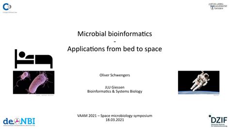 Pdf Microbial Bioinformatics Applications From Bed To Space