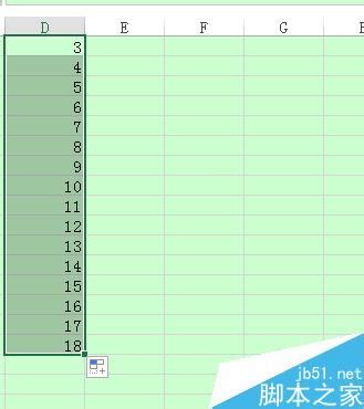 excel表格数据拖拽数据拖动数据递增方法图解 卡饭网