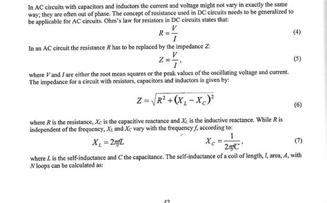 Solved In Ac Circuits With Capacitors And Inductors The
