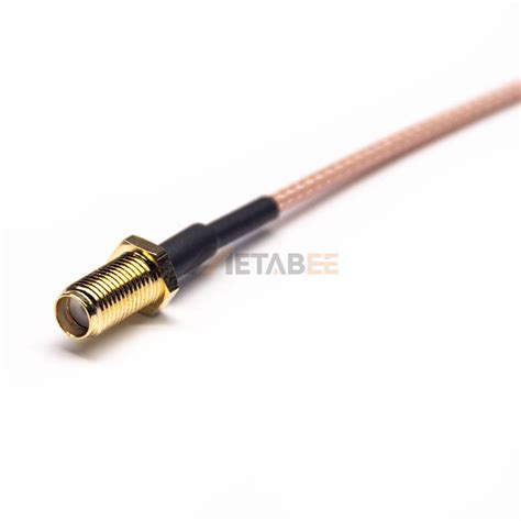 Right Angle Mmcx Male To Sma Female Cable Assembly Metabeeai