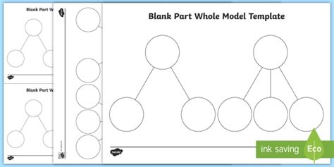 Part Whole Blank Model Template Shanghai Maths Singapore