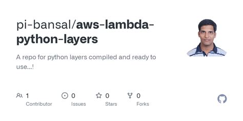 GitHub Pi Bansal Aws Lambda Python Layers A Repo For Python Layers Compiled And Ready To Use