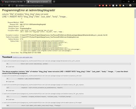 Django Models Issue When Saving A New Model Rdjangolearning