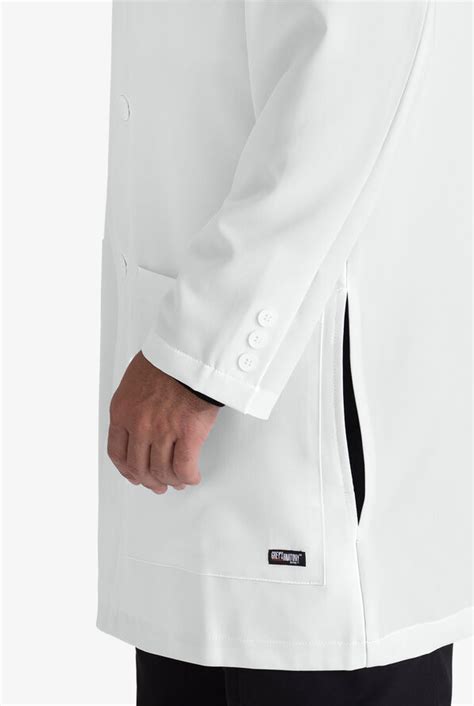 Greys Anatomy Mens 37 6 Pocket Stretch Lab Coat Barco Lab Coats