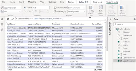 Power Bi Dax Upper Function