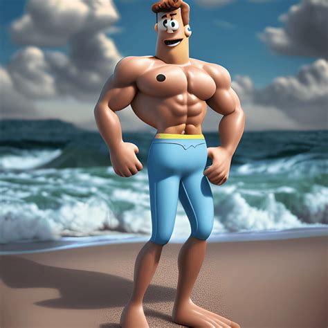 Spongebob Squarepants Facial Features Realistic Photo Creative Fabrica