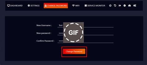 Password Settings Wireless Internet Bonding Router Instanet