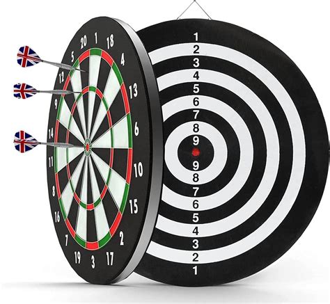 Professional 16 Target Darts Dartboard Staple Free Bullseye