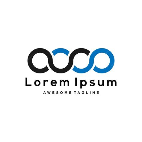 Oooo Letter Logo Design Premium Vector